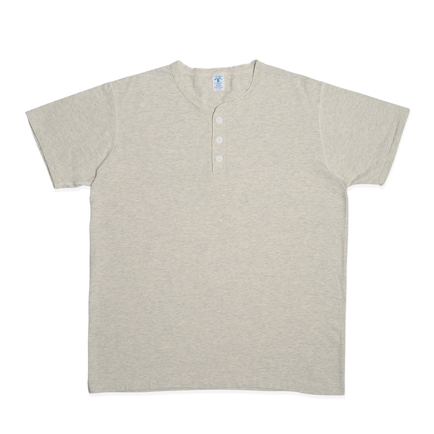 S/S Henley Tee / Oatmeal – VELVA SHEEN
