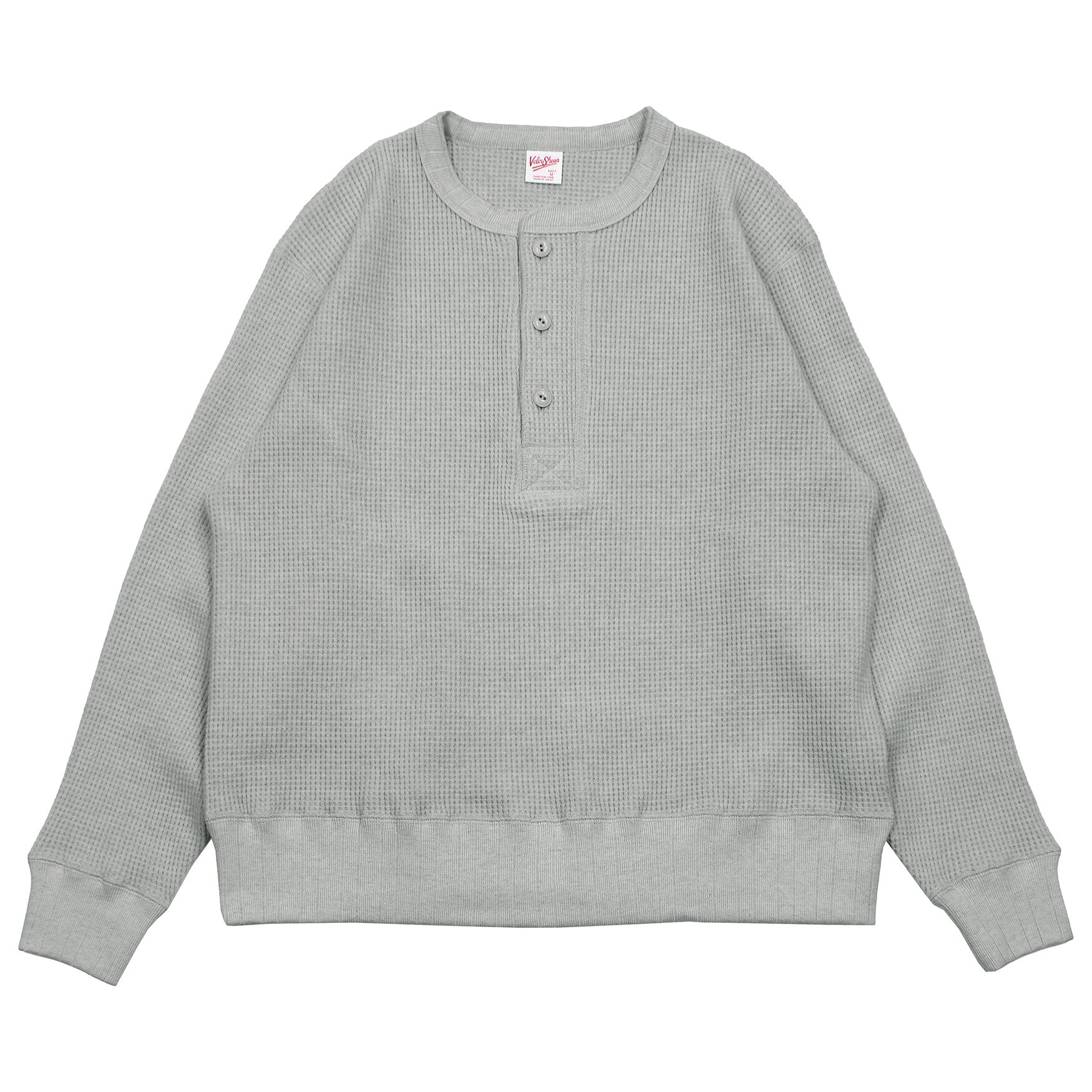 Brushed Thermal Henley / H.Grey – VELVA SHEEN
